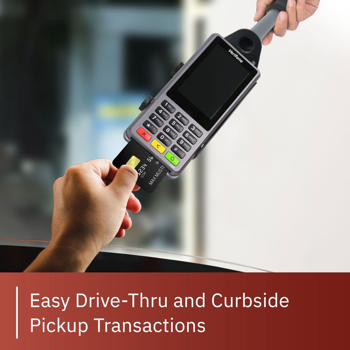 DCCStands – Drive-Thru Hand Held Mount For Verifone P400
