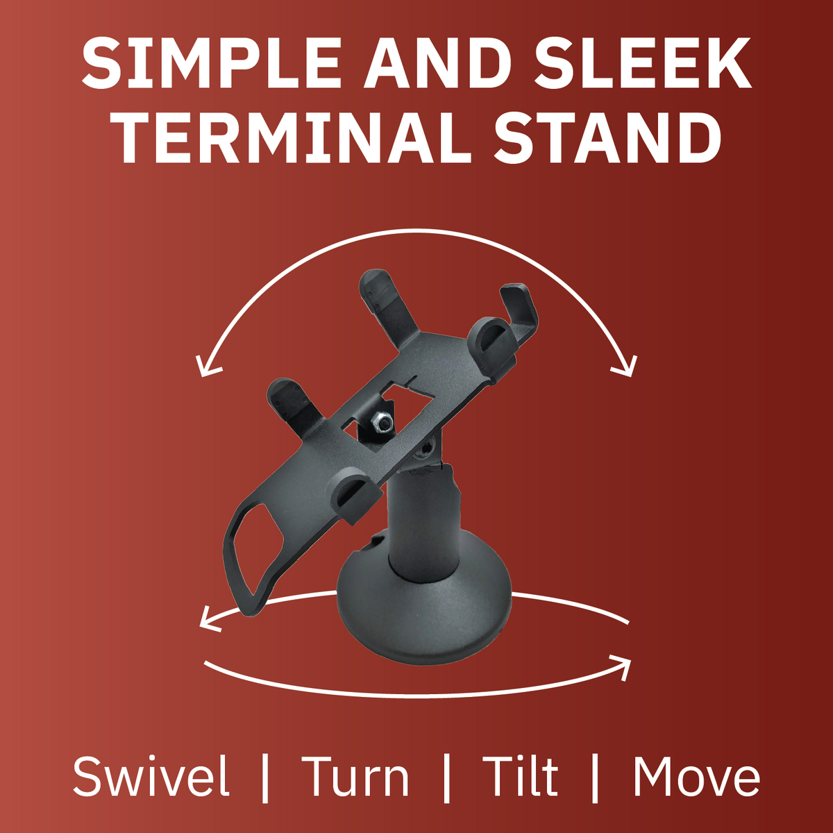 DCCStands – Castles VEGA3000 Touch Countertop Low Swivel and Tilt Stand