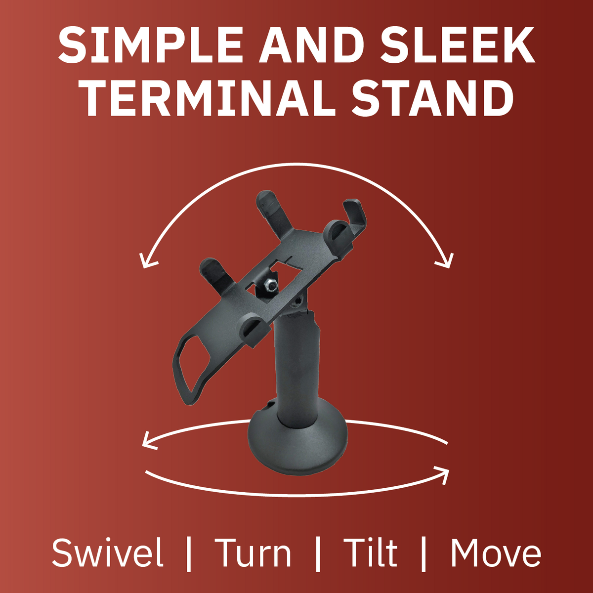 DCCStands – Castles VEGA3000 Touch Countertop Swivel and Tilt Stand