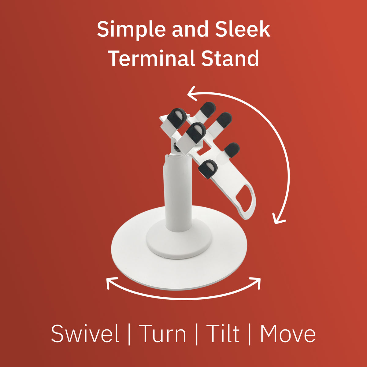 DCCStands – Clover Flex Freestanding Swivel and Tilt Stand with Round ...